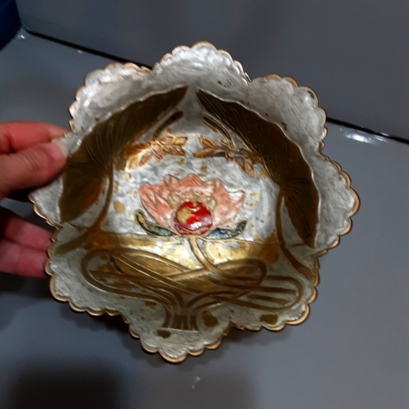 Other | Vintage Genie Bottle Tall Green Trinket Tray | Poshmark